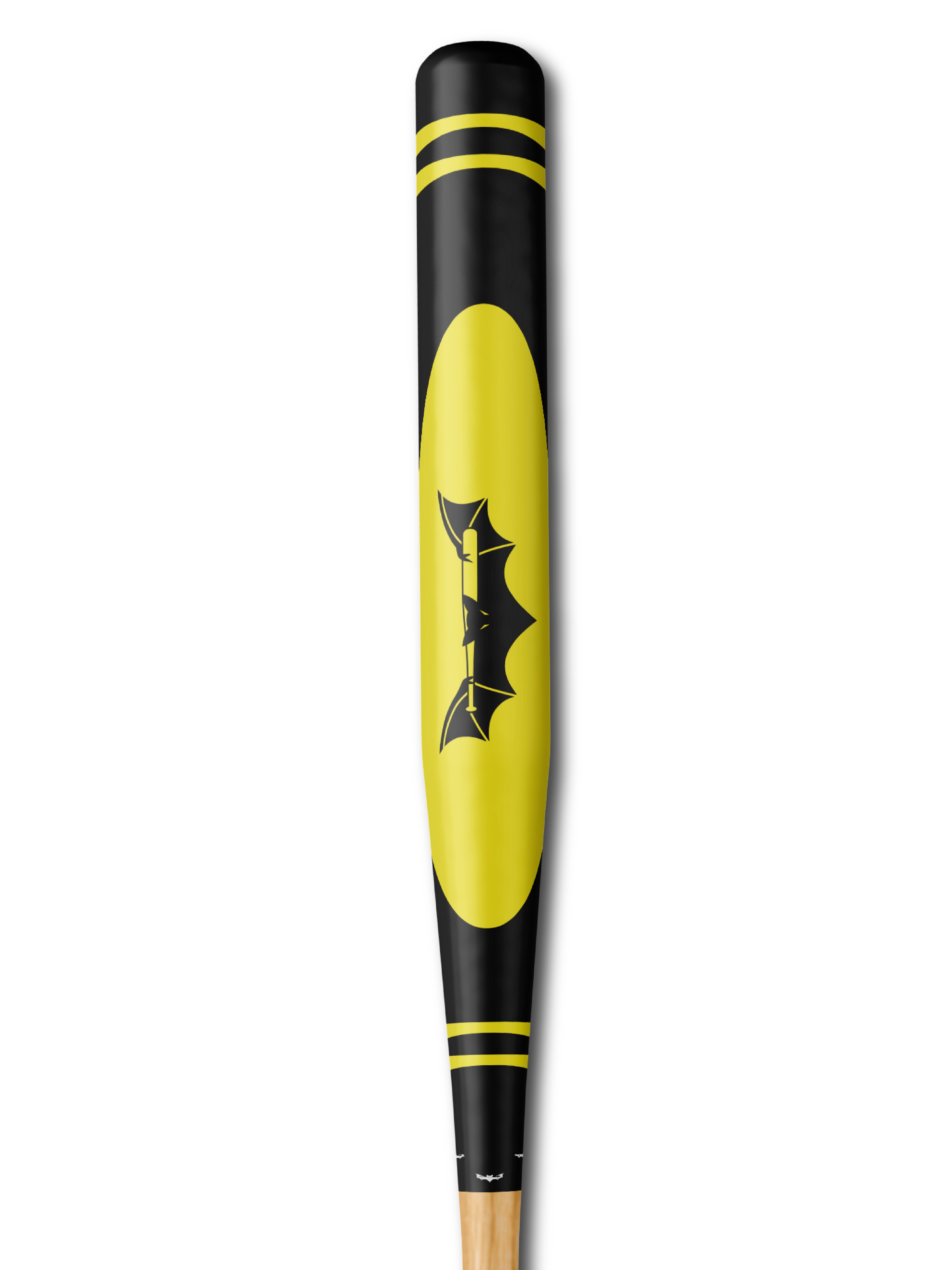 Black | Yellow Vibe Crayon Bat Wrap For Composite, Wood & Alloy Bat ...