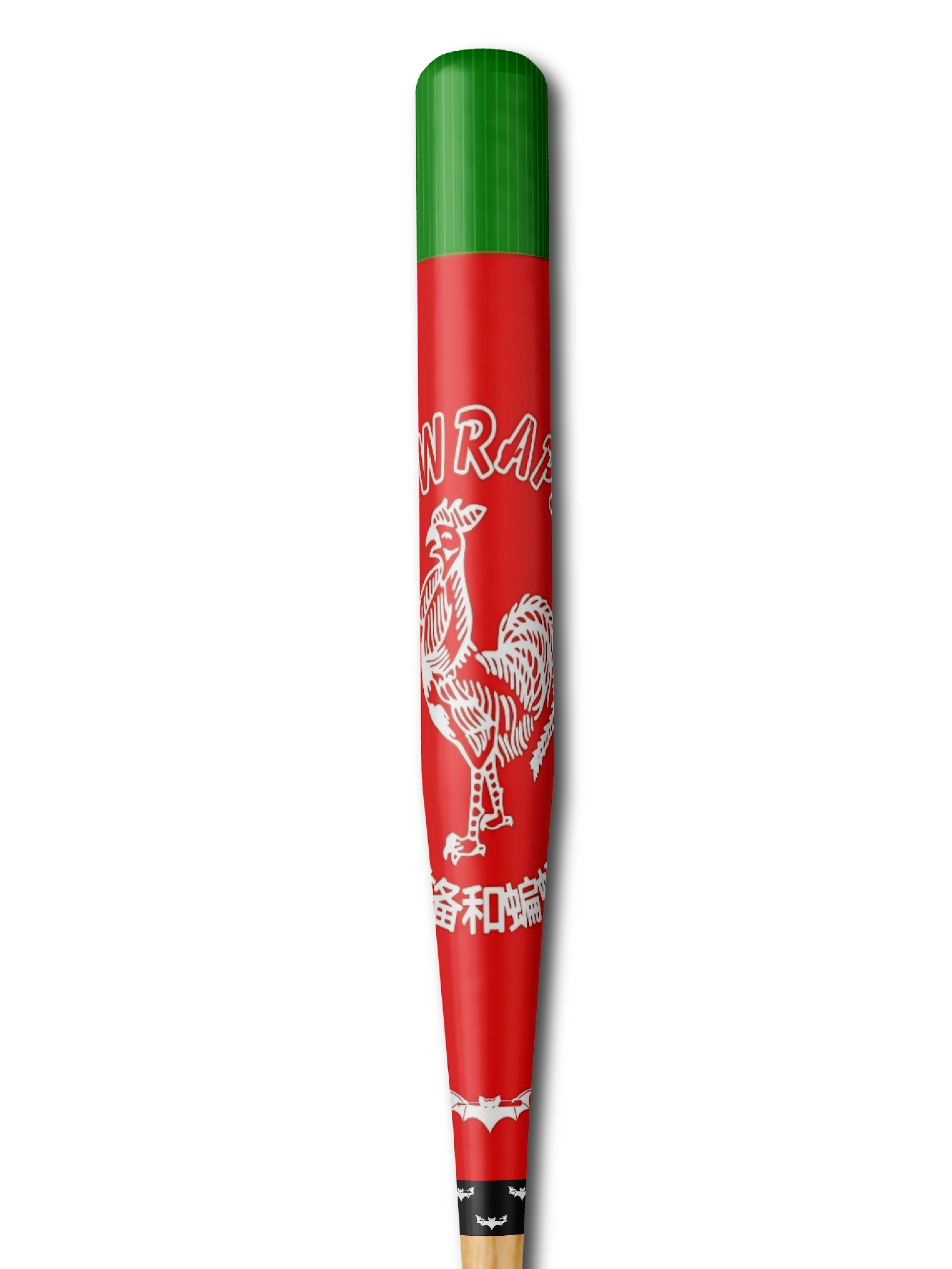 Sriracha Bat Wrap For Composite, Wood , Alloy & Whiffle Bats | Bat Wraps