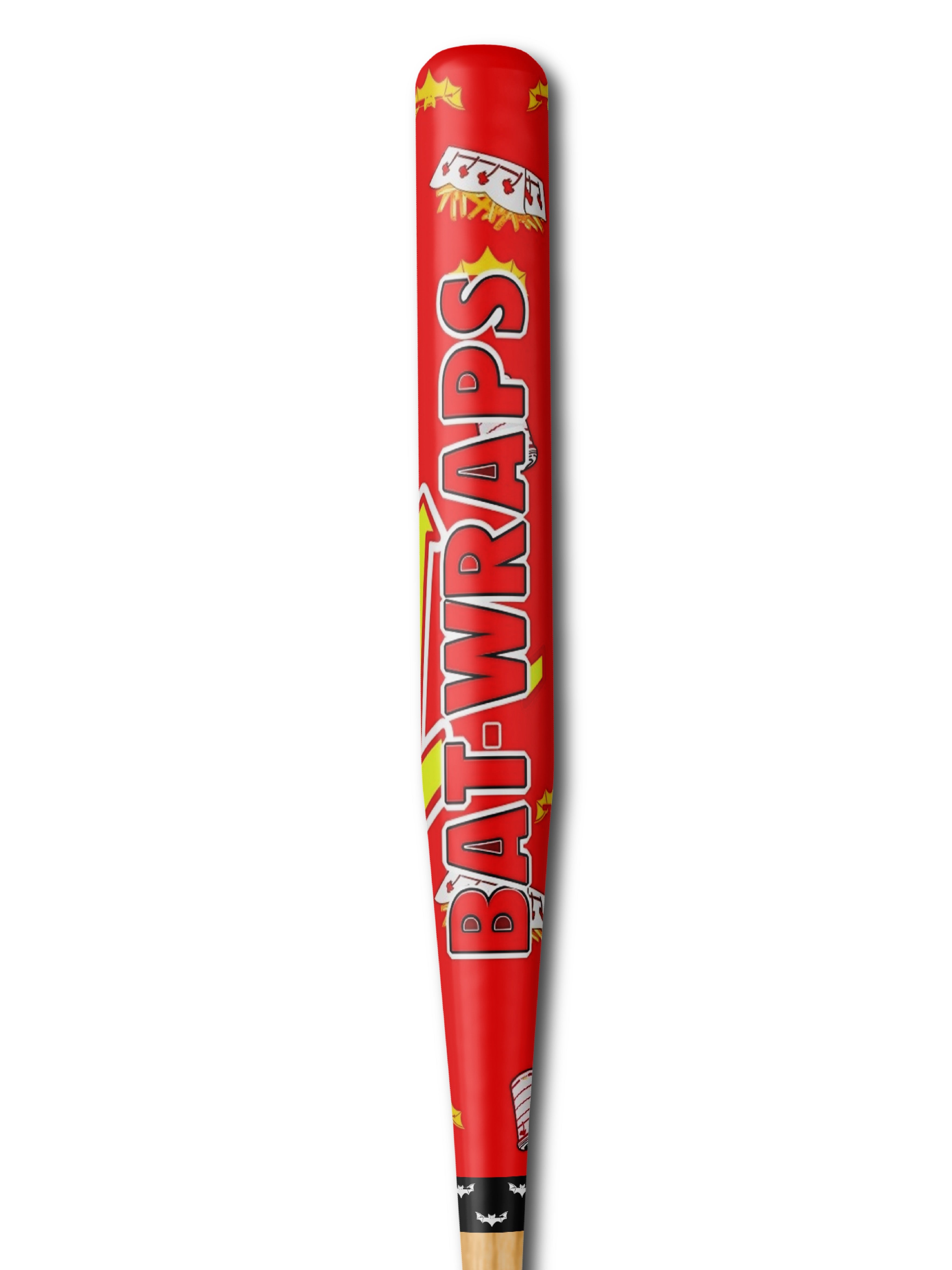 Burger Bat Wrap For Composite, Wood , Alloy & Whiffle Bats