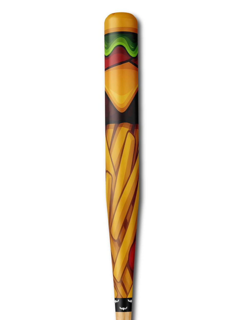 Hamburger Bat Wrap For Composite, Wood , Alloy & Whiffle Bats