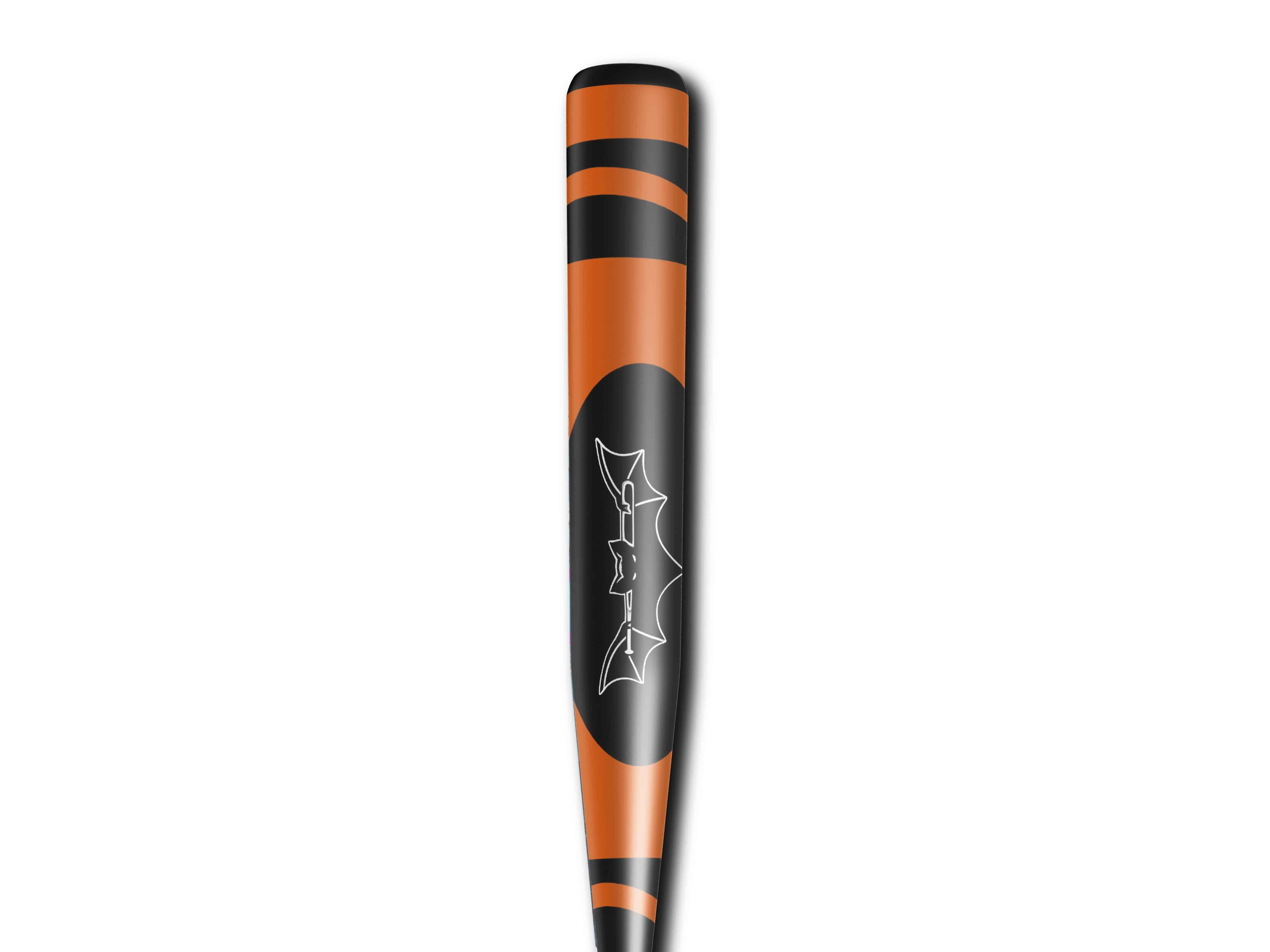 Power Orange Crayon Bat Wrap For Composite, Wood , Alloy & Whiffle Bat