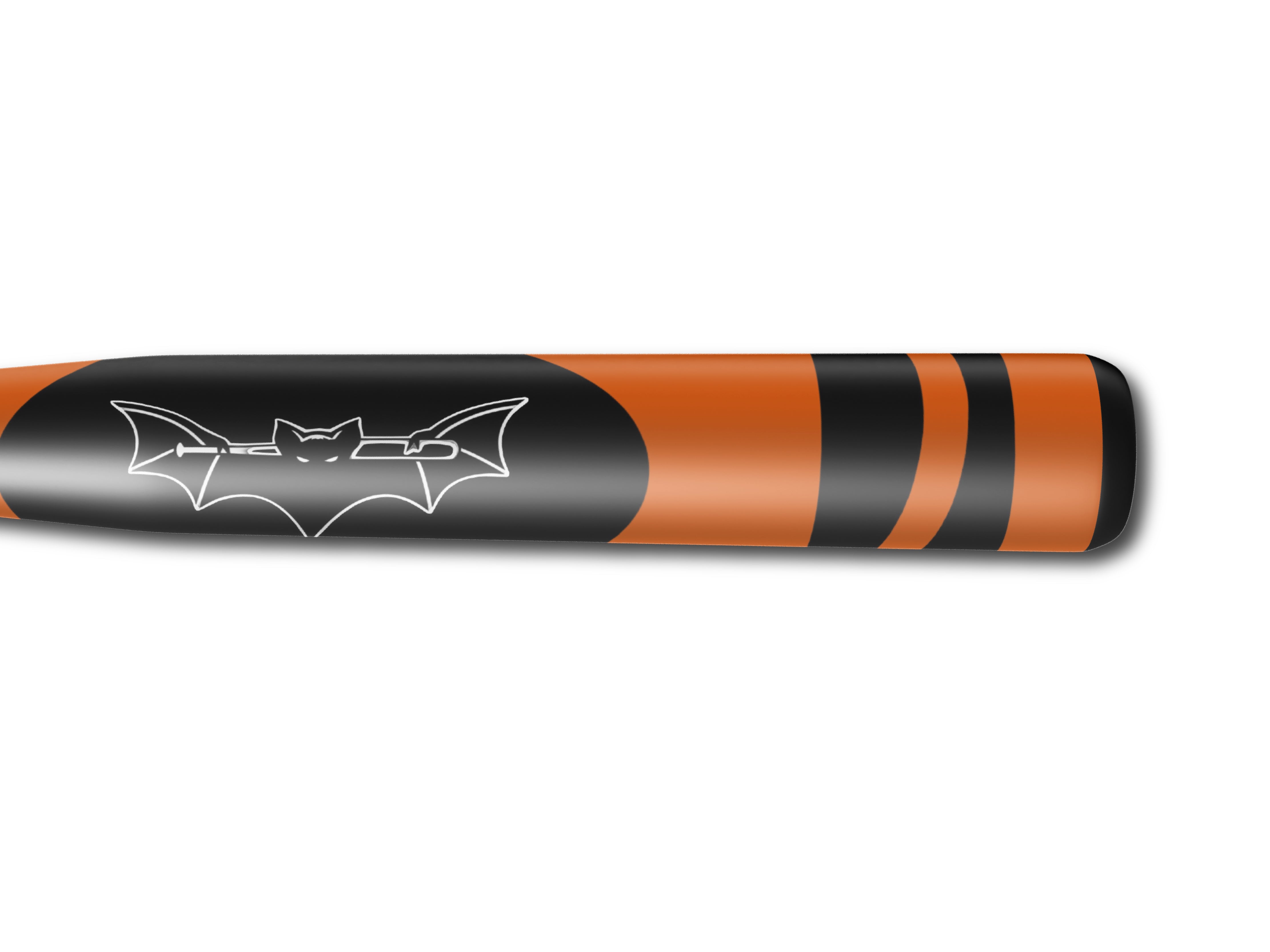 Power Orange Crayon Bat Wrap | Bat Wraps
