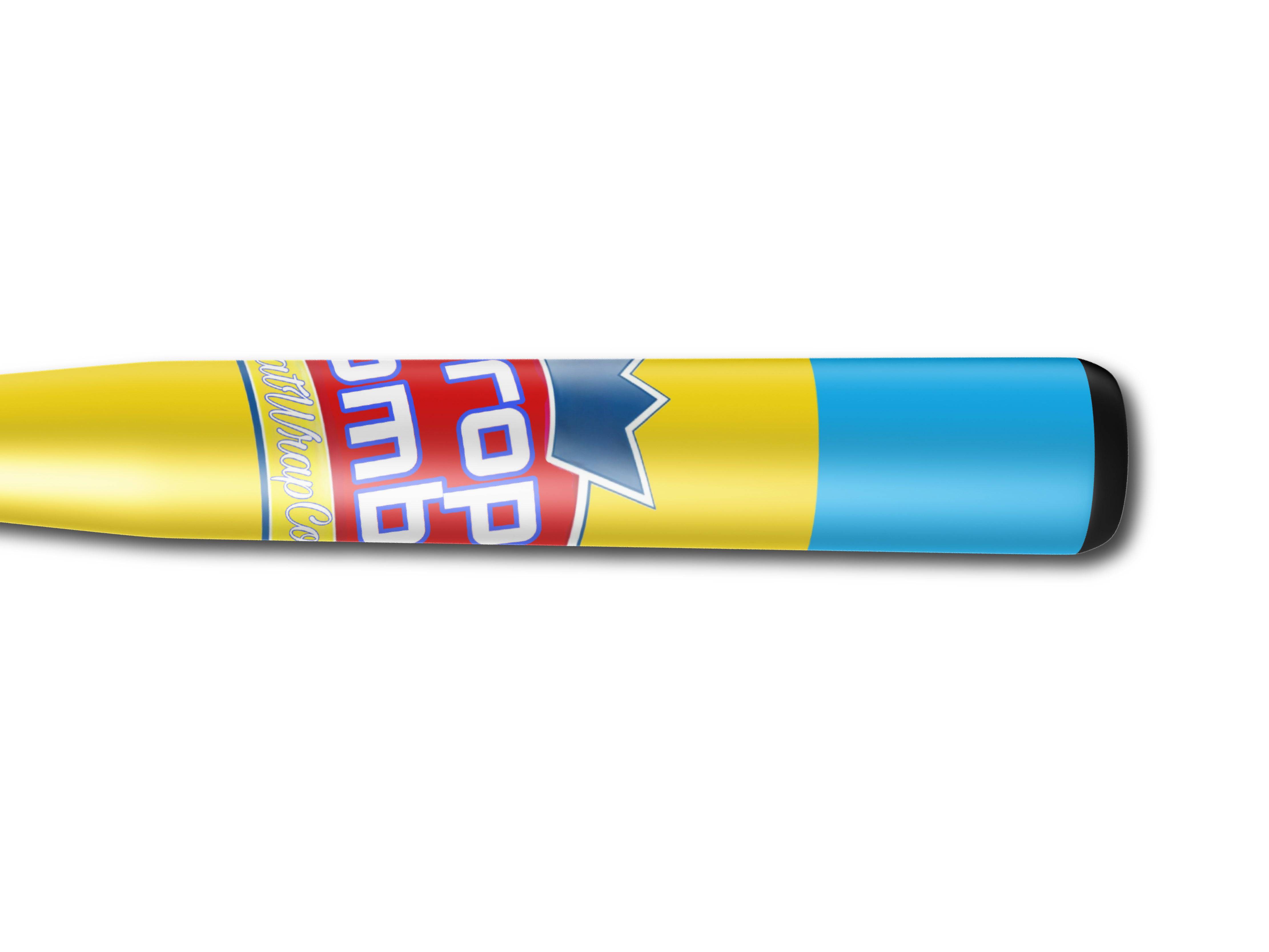 Bubble Gum Wrap For Composite, Wood , Alloy & Whiffle Bats